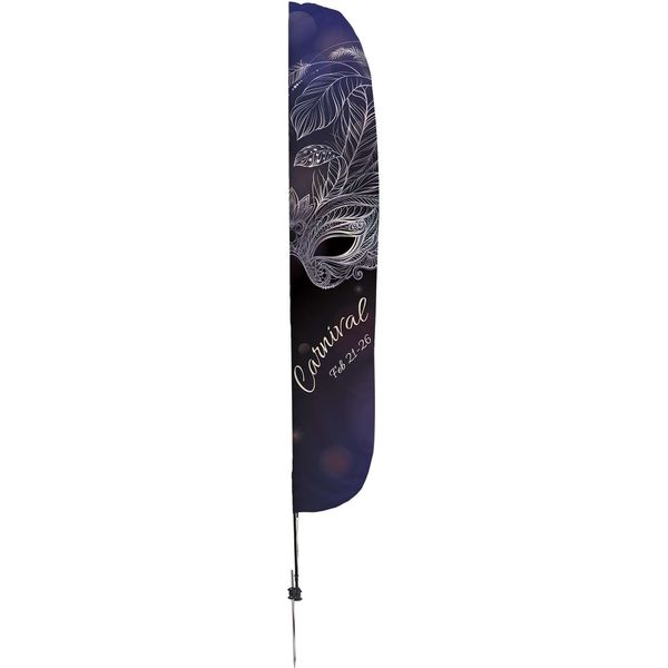 Printed 18' Stadium Flutter Flag Kit Single-Sided