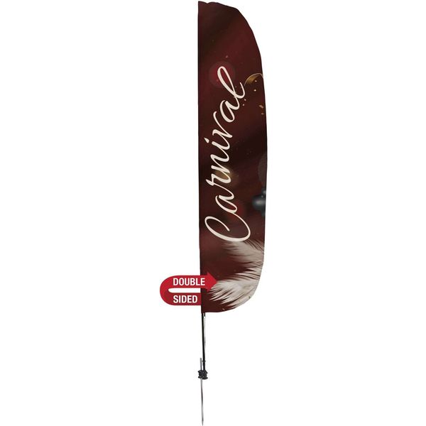 Printed 15' Stadium Flutter Flag Kit Double-Sided | embroidery2products
