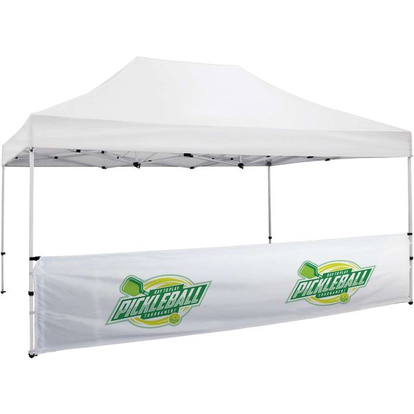 Printed 15' Premium Tent Half Wall Kit (Full-Color Imprint)