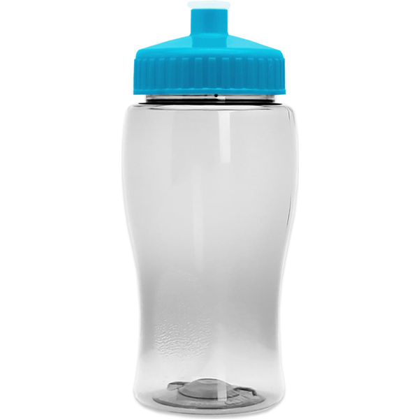 Promotional Poly-Pure Jr. - 18 oz. Transparent Bottle with Push pull ...