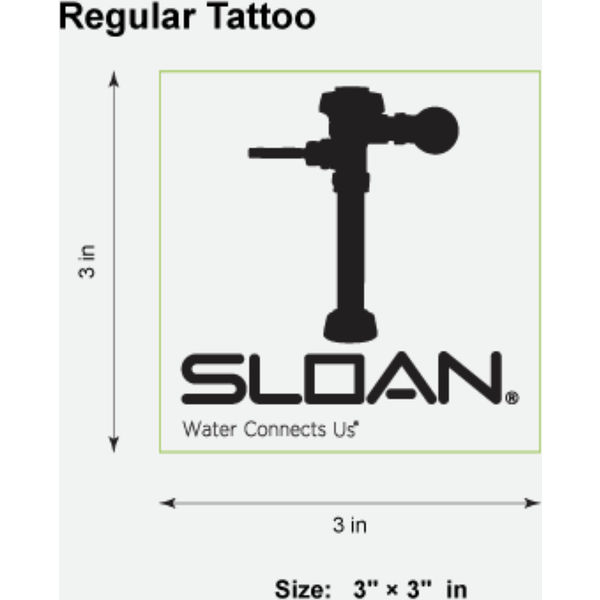Printed Sloan Temporary Tattoo