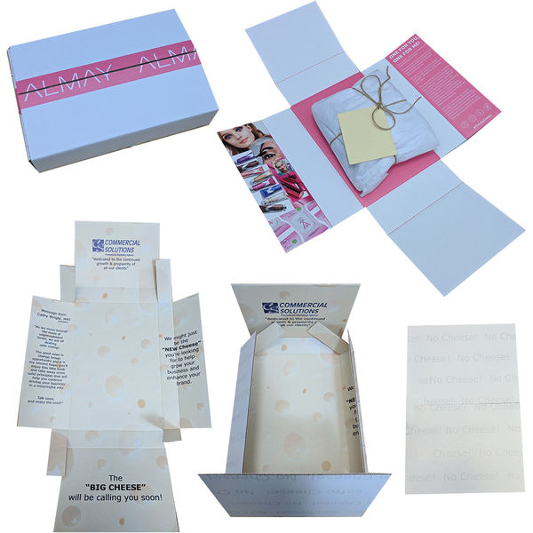Promotional Custom Printed Full Color Corrugated Cross Box - Custom-Sized