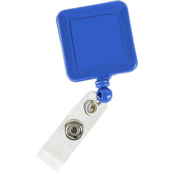 Promotional Quick Ship Full Color Retractable Square Badge Reel with ...