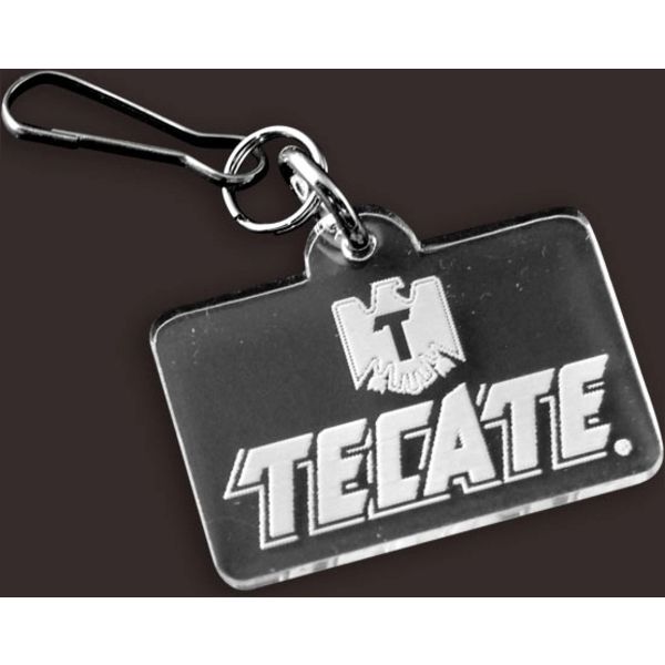 Printed Laser Etched Zipper Pulls