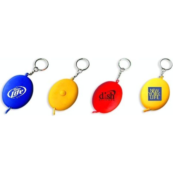 Promotional Oval tape measure / rule