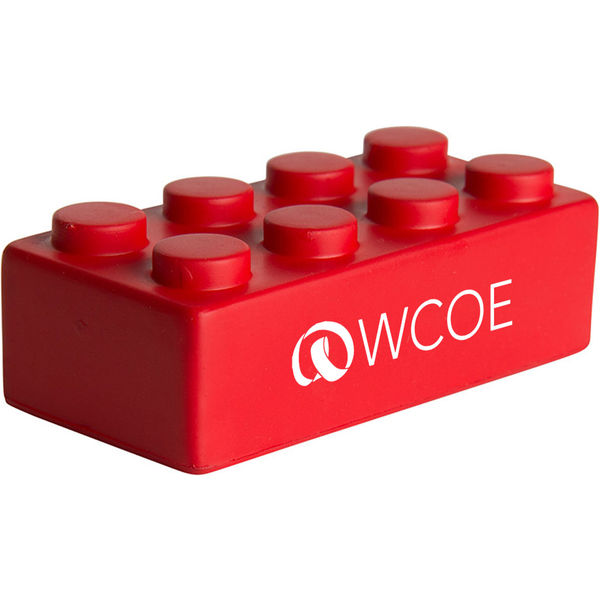 Printed Construction Block Stress Reliever | ADVERTISING UNLIMITED